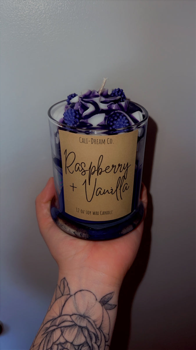 Black Raspberry + Vanilla Candle – Cali-Dream Handmade