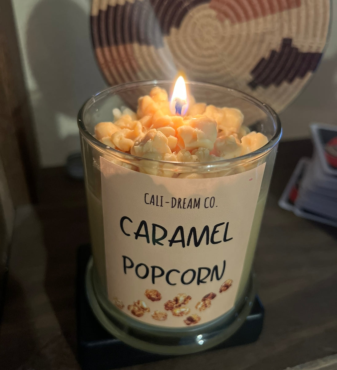 Caramel Popcorn Candle – Cali-Dream Handmade